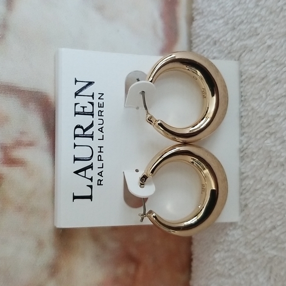 Ralph Lauren | Jewelry | Lauren Ralph Lauren Hoop Earrings | Poshmark